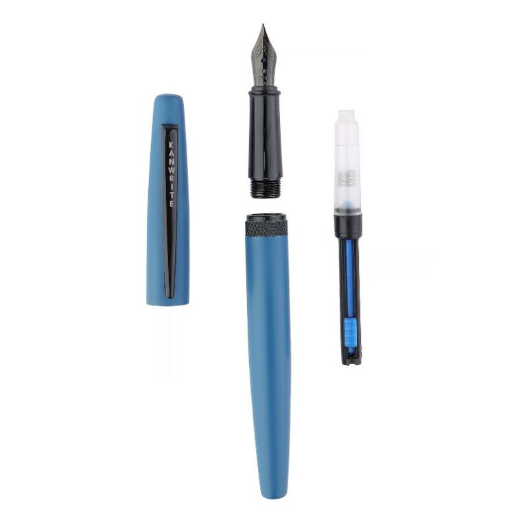 Spectra Matte Blue Fountain Pen - KANWRITE
